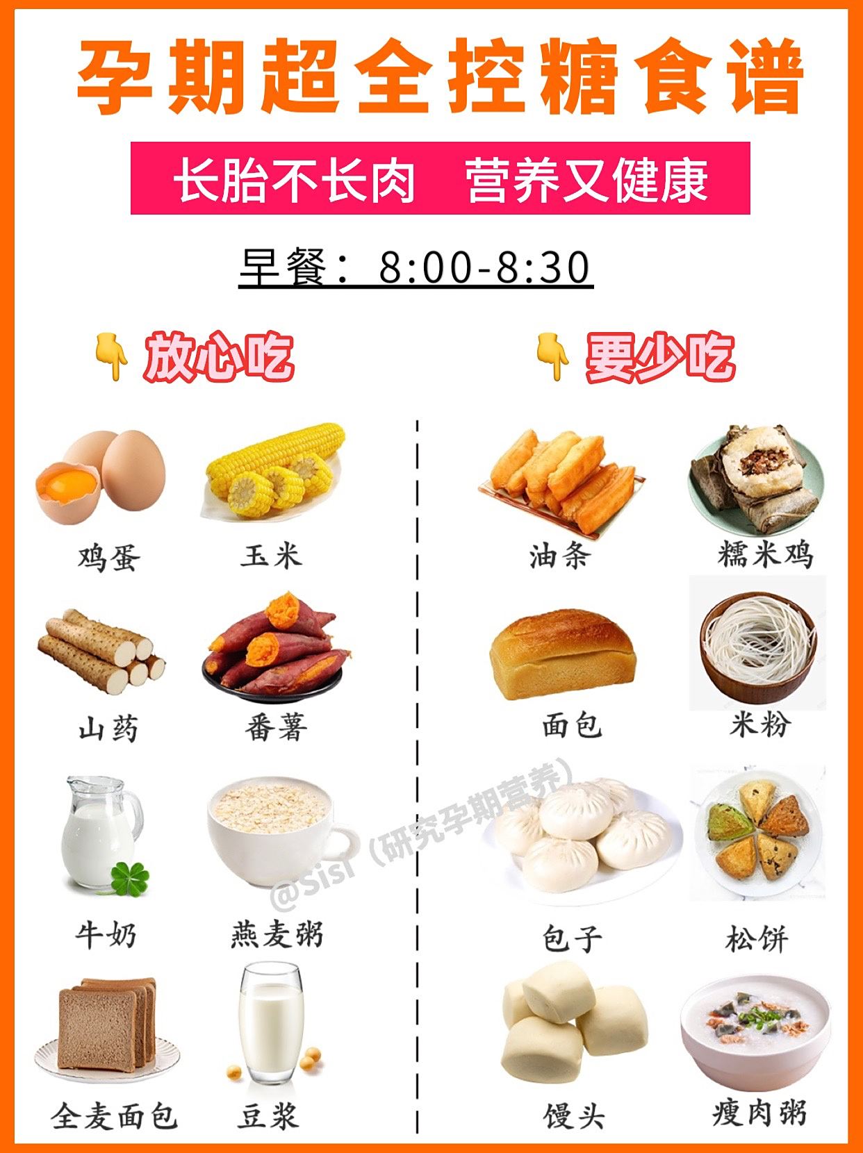 孕期超全控糖食谱，每天跟着吃长胎不长肉，