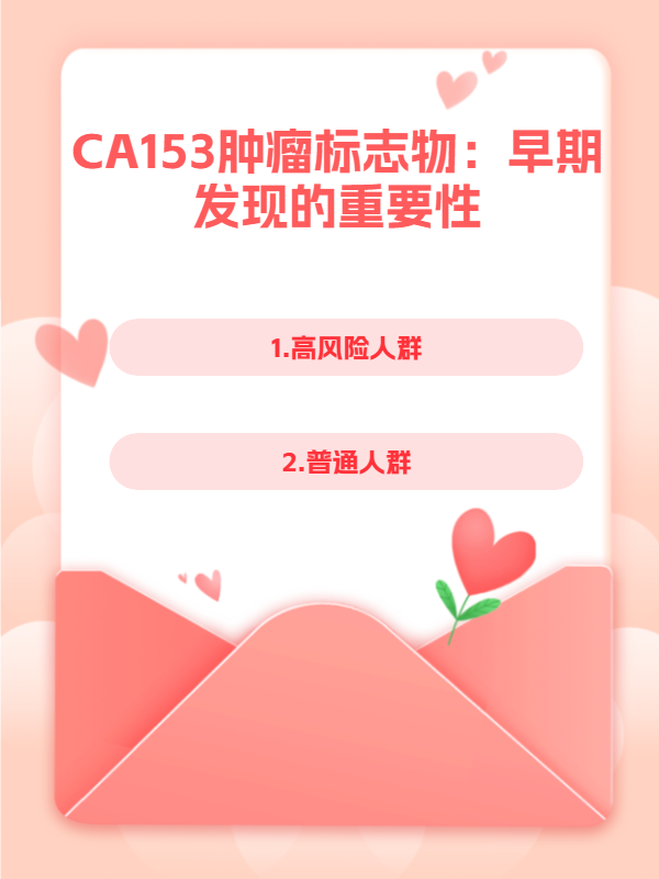 CA153肿瘤标志物：早期发现的重要性