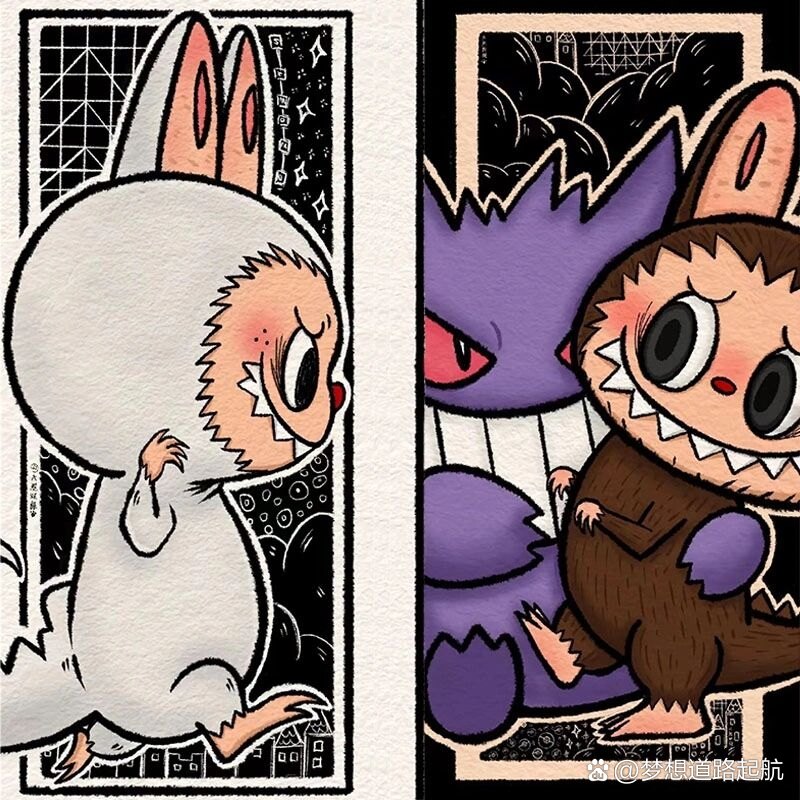 又开始分不清这是Labubu还是Zimomo了👀