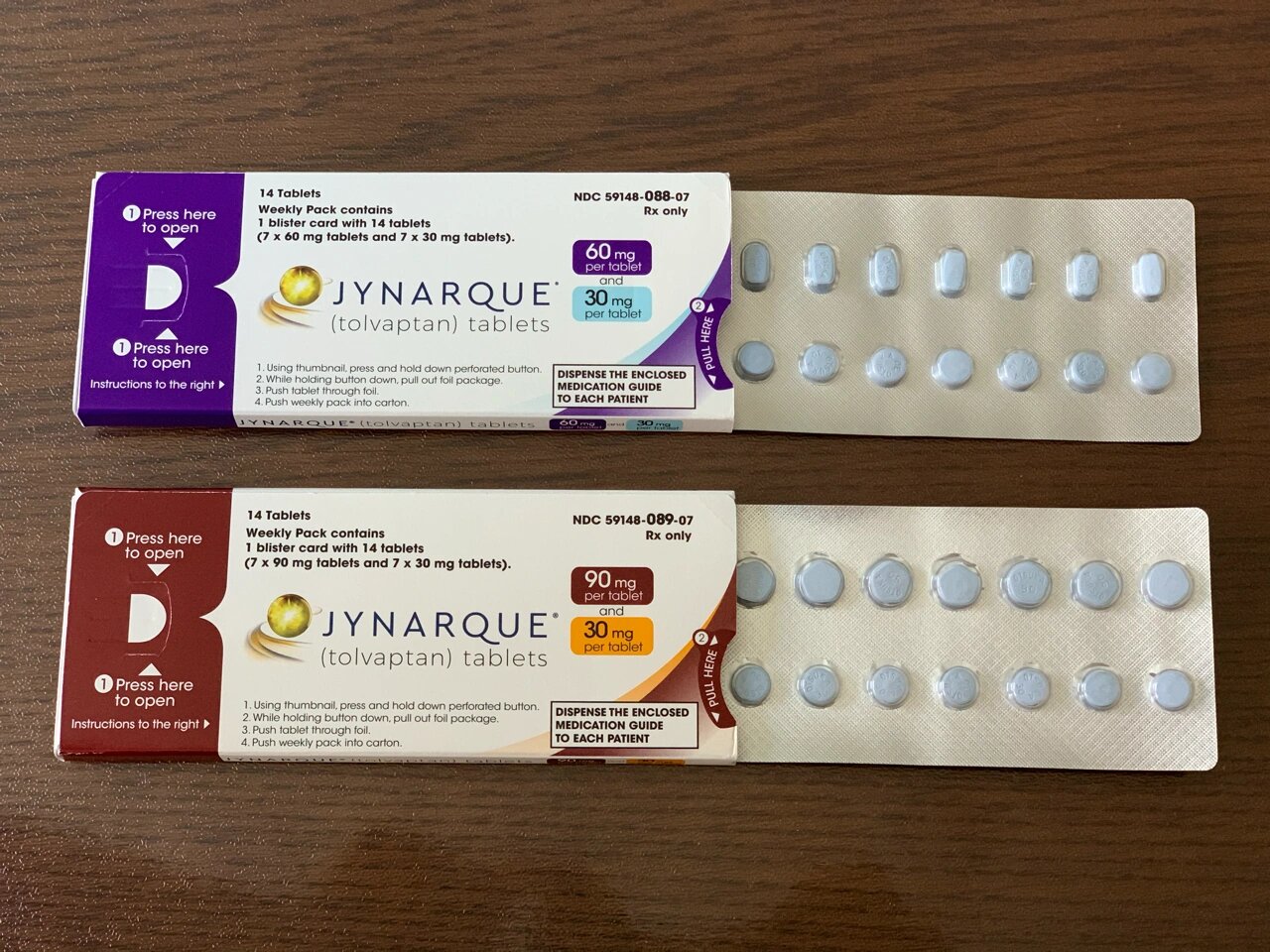 多囊肾特效药Jynarque托伐普坦