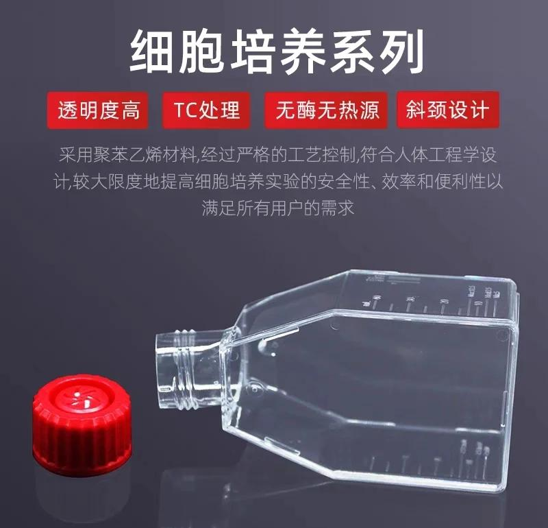 细胞培养瓶：T25、T75透气型详解
