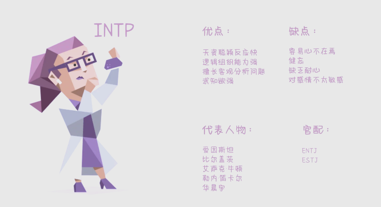 MBTI之intp：药水姐的智慧之旅