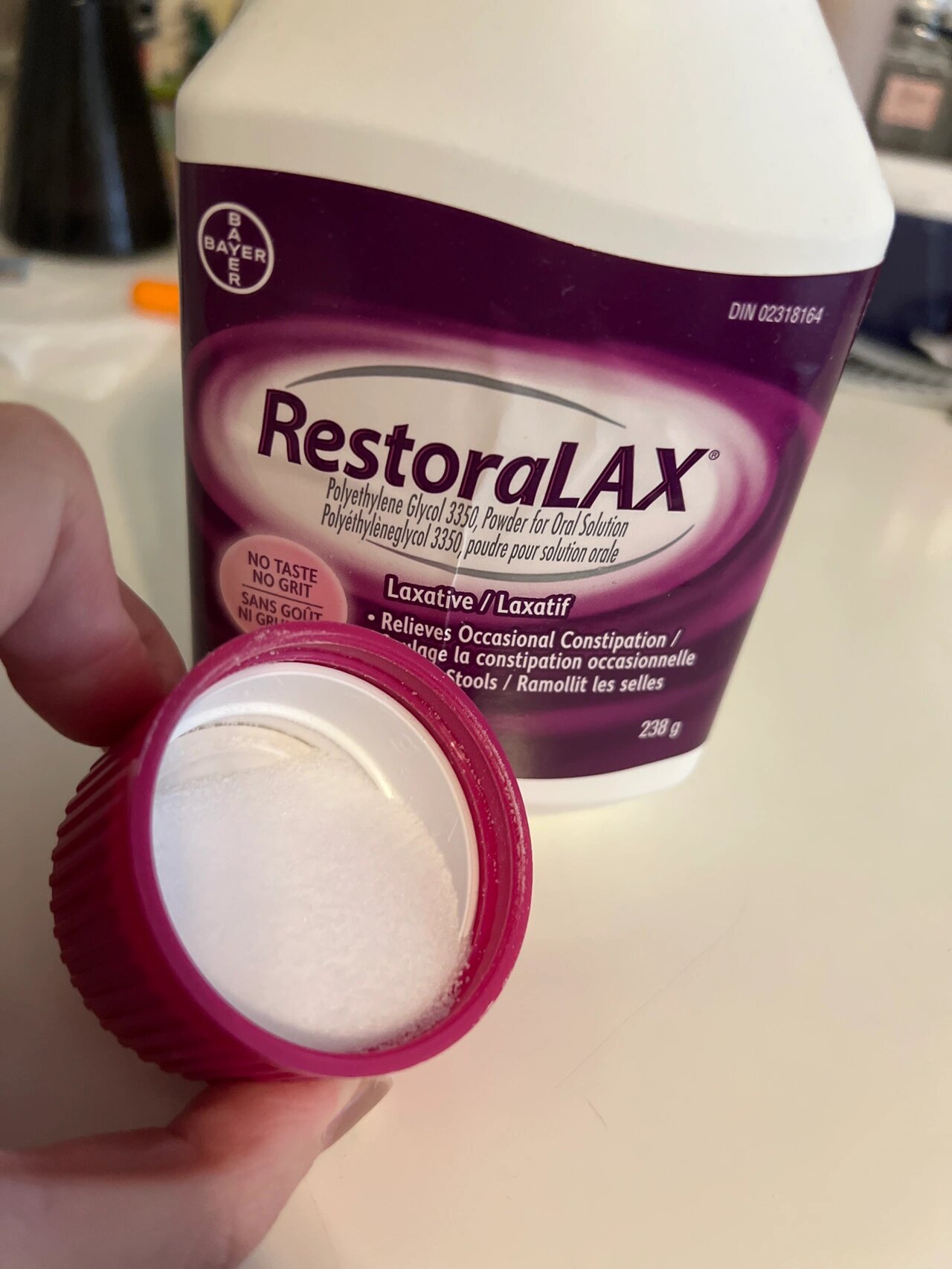 restoralax加拿大拜耳纤维素肠道便利冲剂